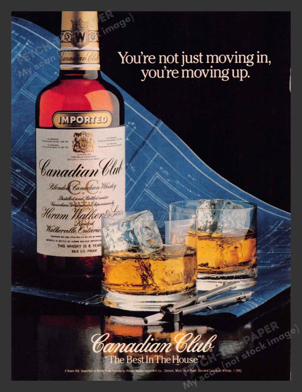 1982 Canadian Club Whisky Vintage Print Ad - 8"x11" Original — Fetch ...