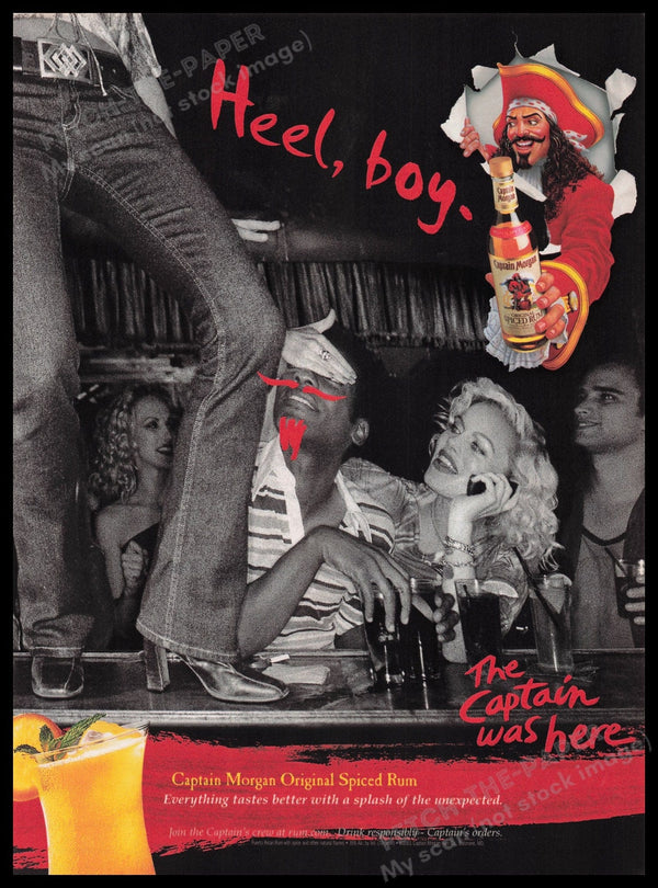 Captain Morgan Rum 2000s Print Advertisement Ad 2002 Dancing on the Ba ...