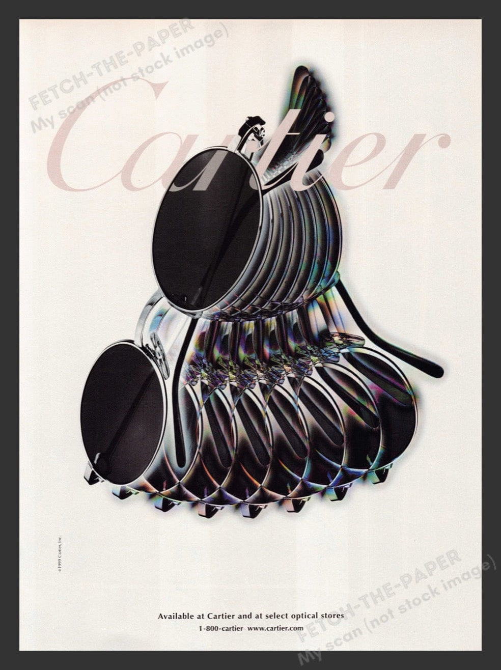 Cartier Sunglasses Optical 2000s Print Advertisement Ad 2000 — Fetch ...