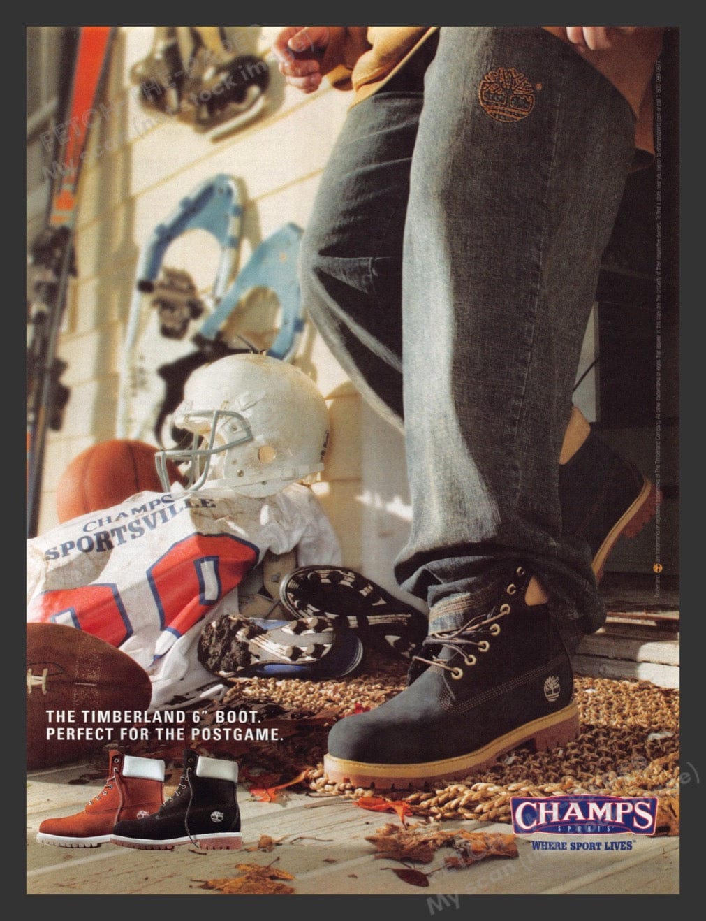 Champs Timberland 6" Boot 2003 Print Ad - Early 2000s Sports — Fetch ...