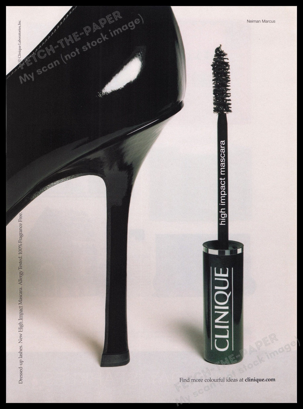 Clinique Mascara Cosmetics 2000s Print Advertisement Ad 2003 Black Sti ...