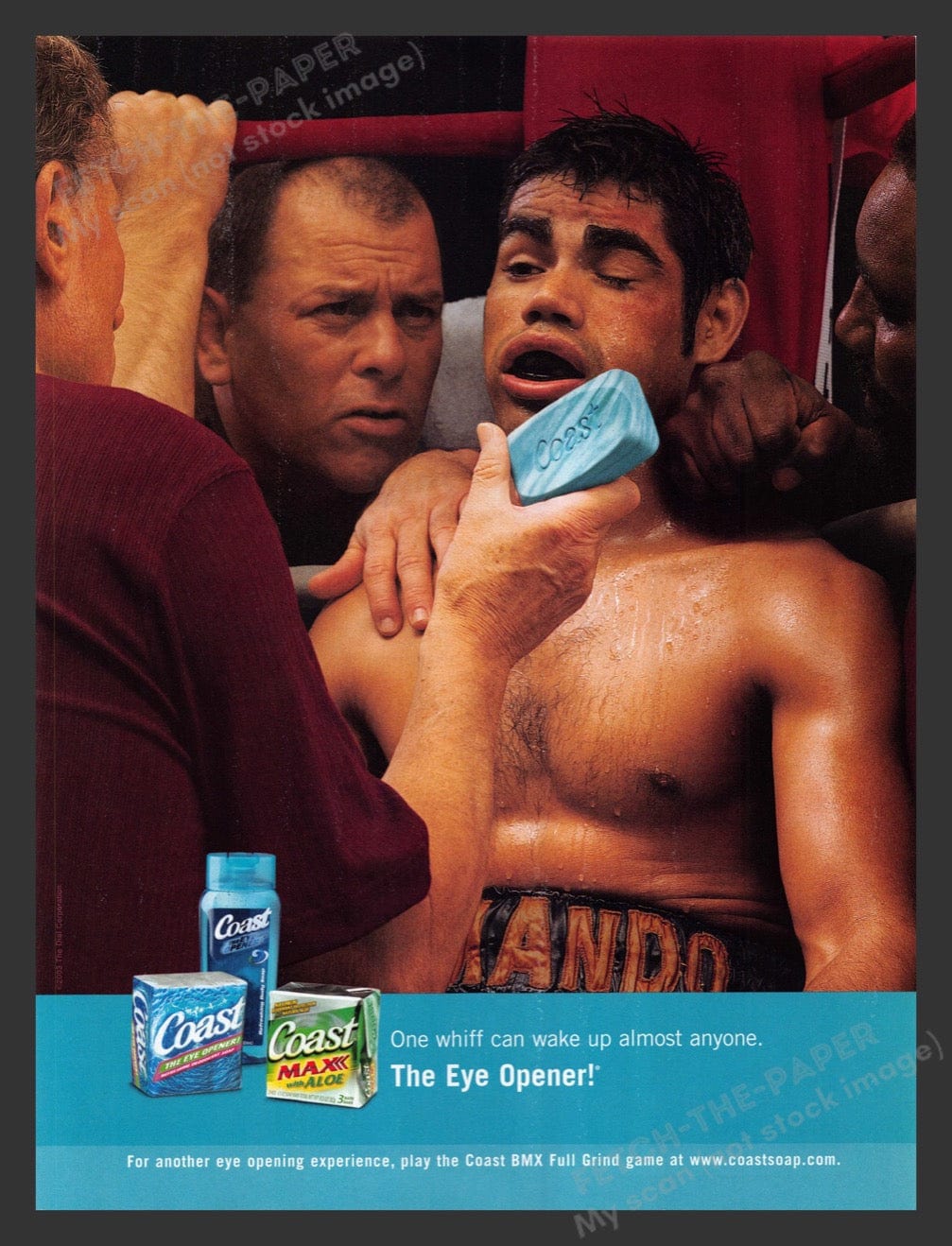 Coast Soap Boxing Ring 2003 Print Ad - Vintage 2000s Collectible ...