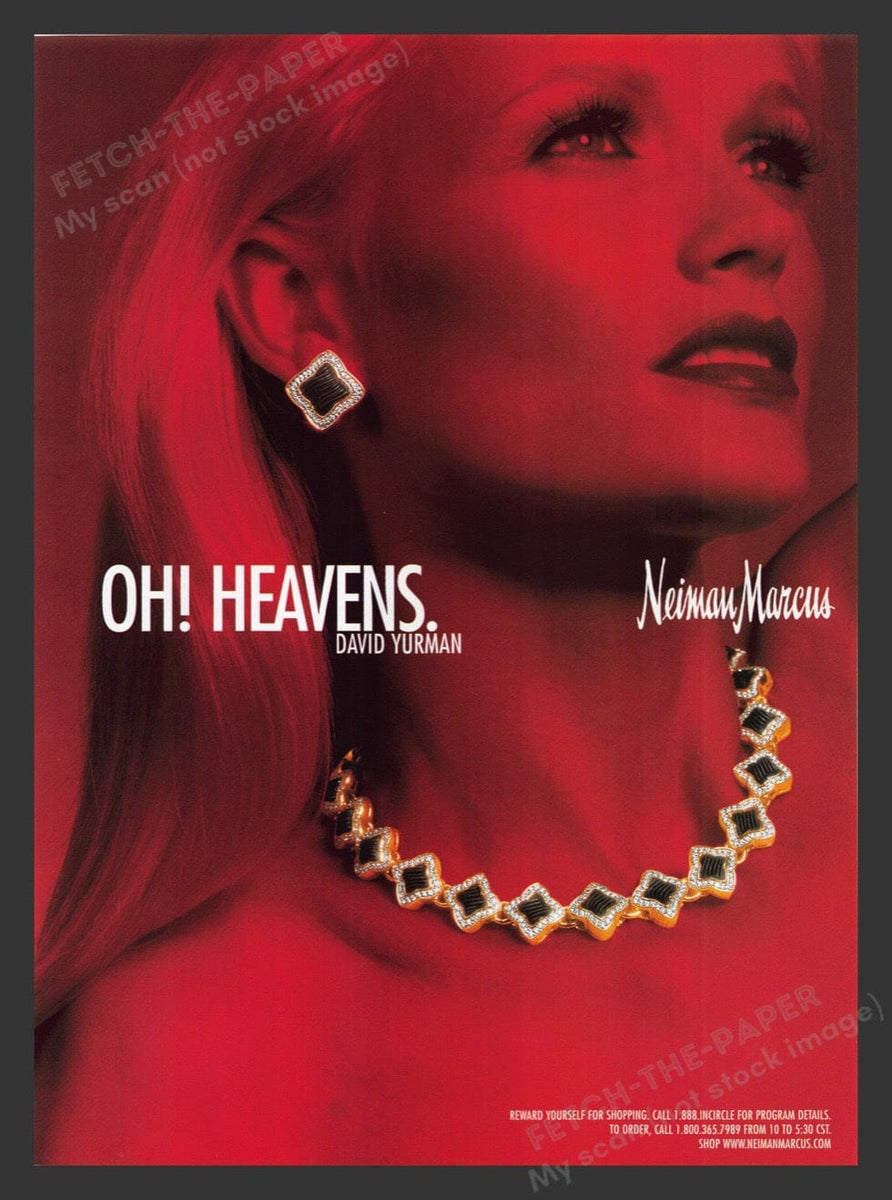 David Yurman "Oh! Heavens" 2000 Jewelry Print Ad — Fetch-the-Paper