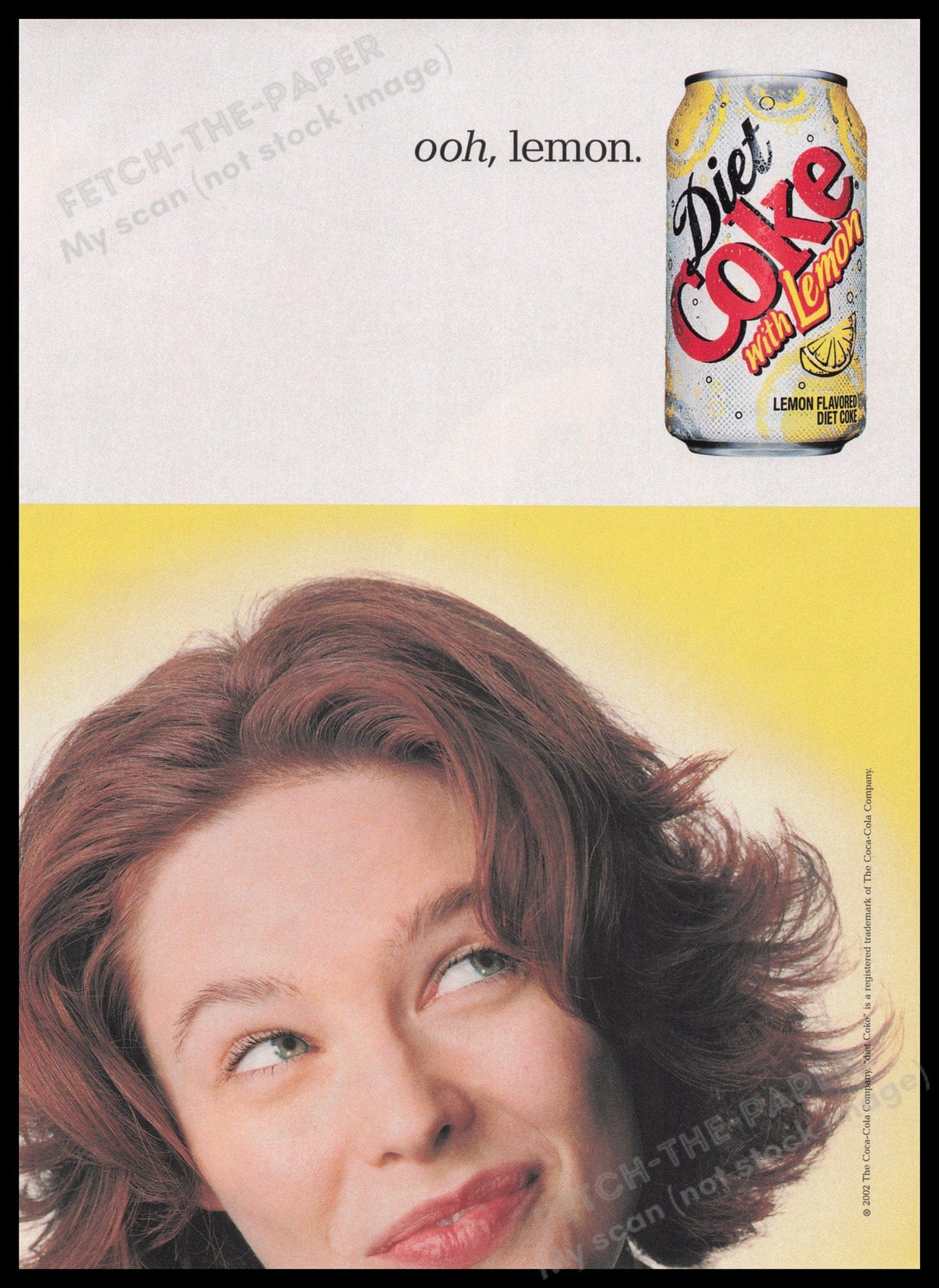 Diet Coke With Lemon Soda Pop 2000s Print Advertisement Ad 2002 — Fetch ...