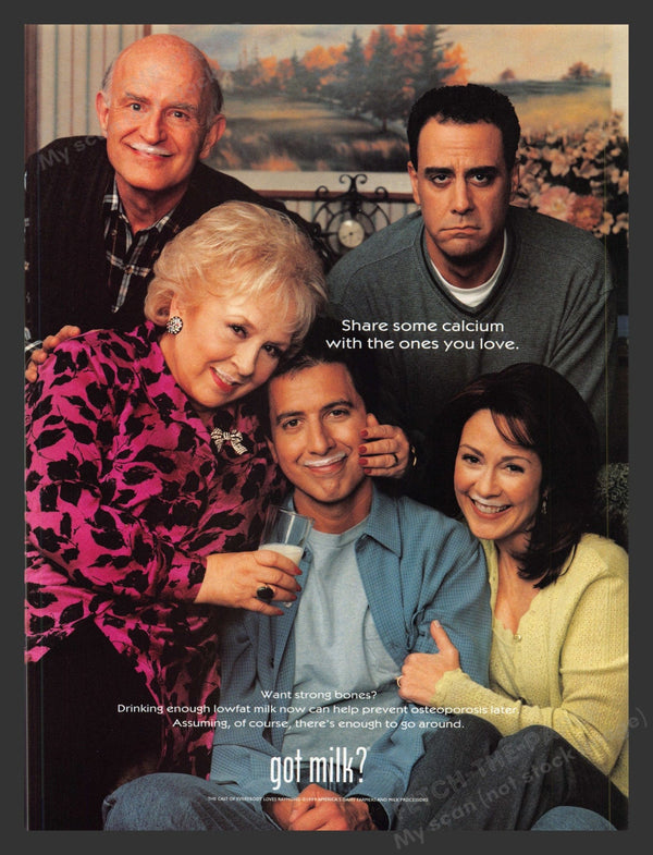 Everybody Loves Raymond Got Milk Promo 2000 Print Ad Collectible ...