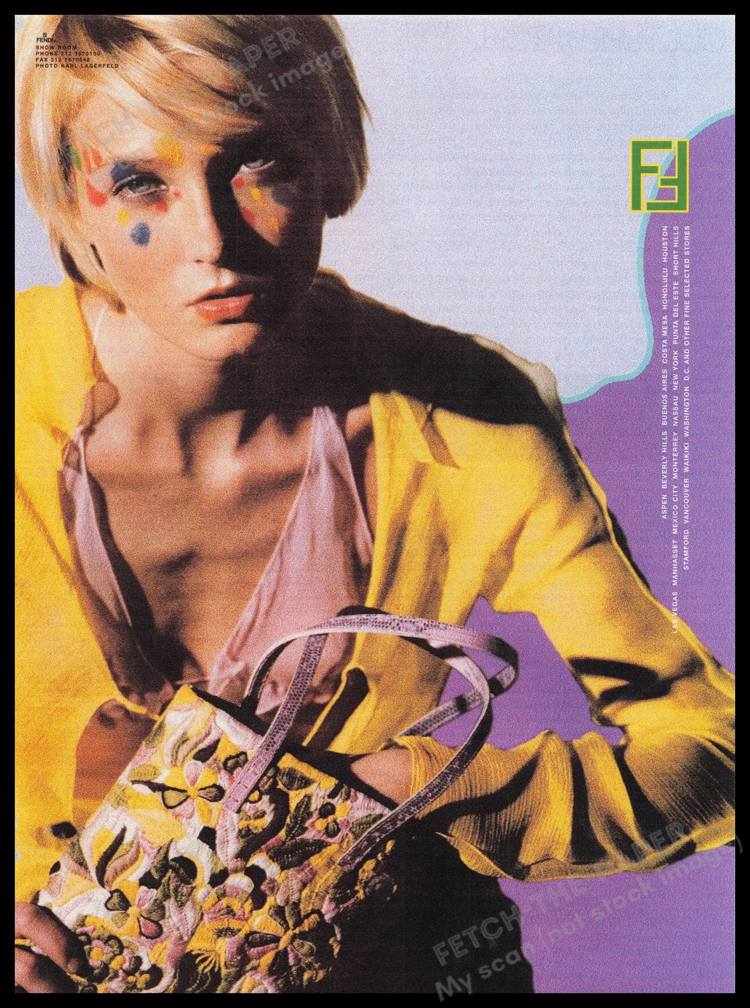 Fendi Handbags 2000s Fashion Print Ad - Original Collectible — Fetch ...