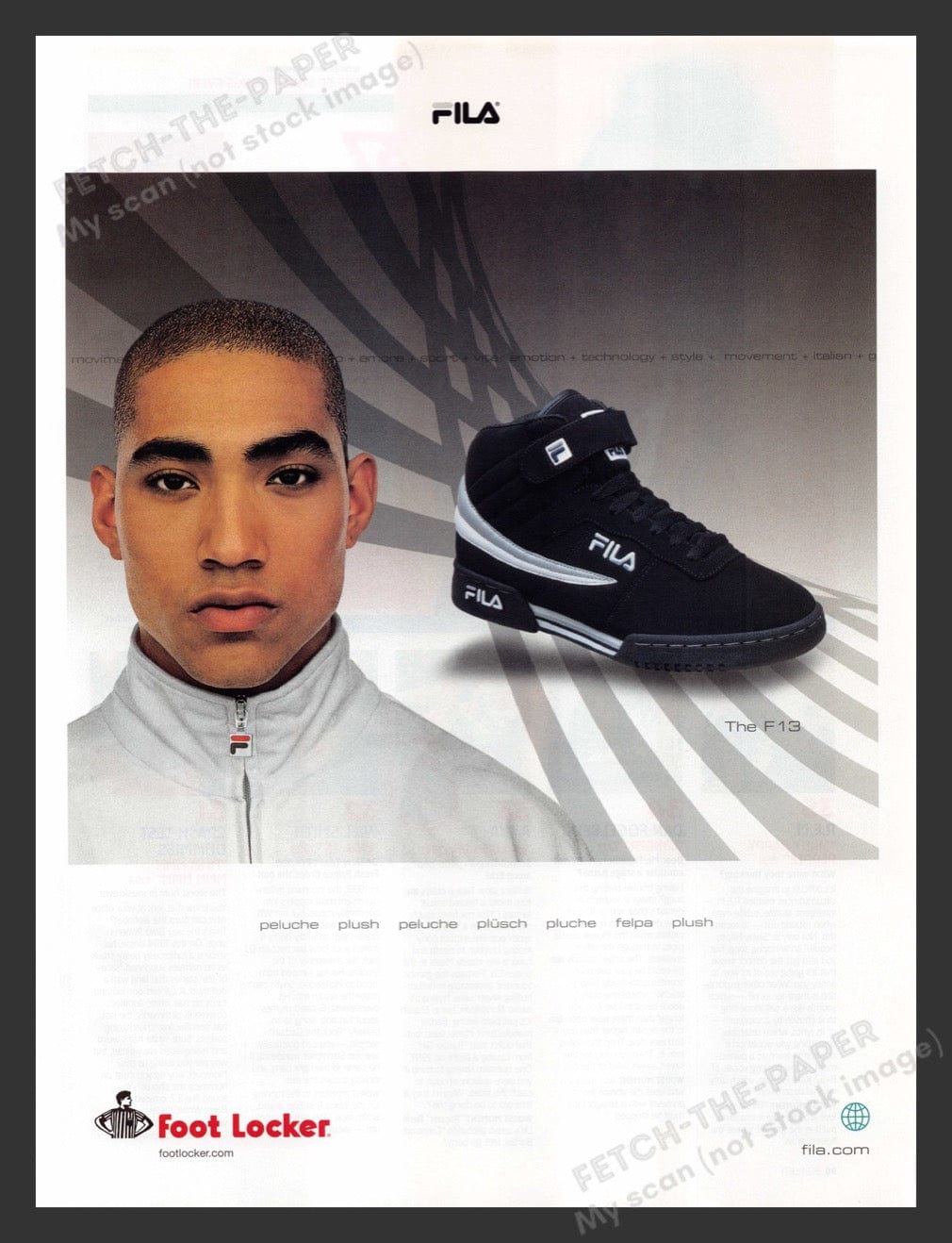 Fila Shoes The F13 Foot Locker 2000s Print Advertisement Ad 2004 ...