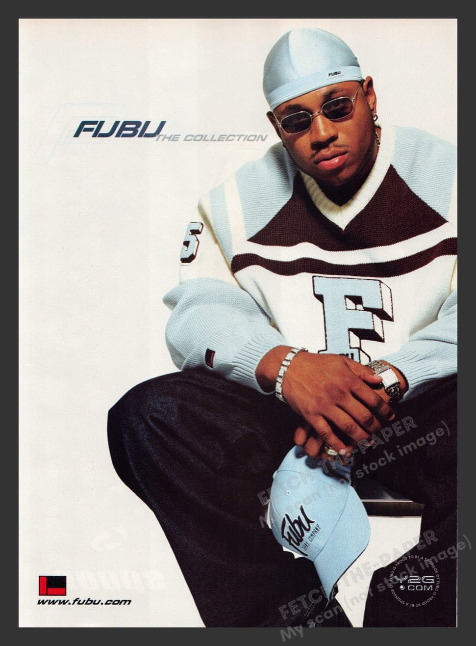 Fubu The Collection L.L. Cool J 1990s Print Advertisement Ad 1999 — Fetch-the-Paper