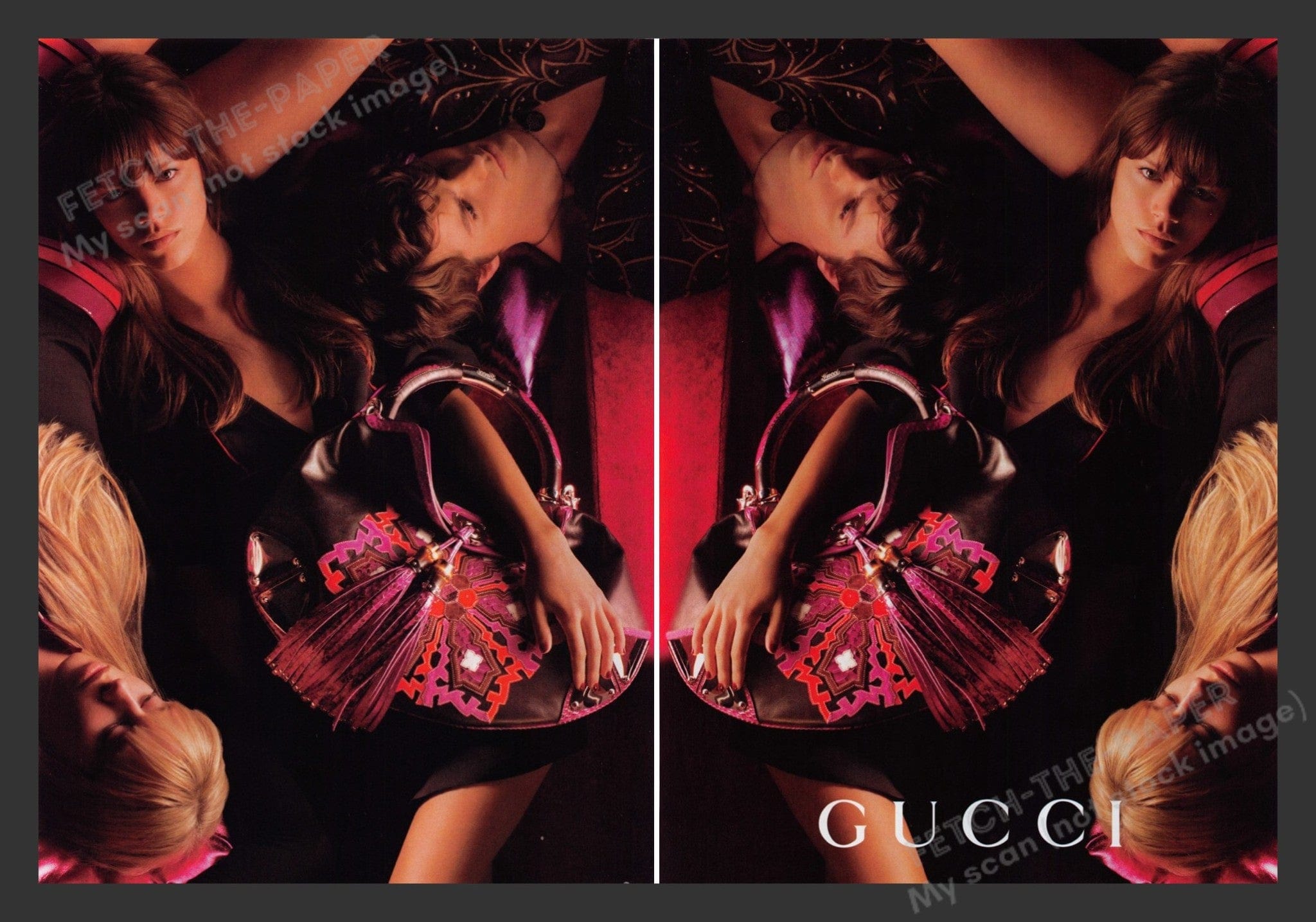 Gucci 2000s Print Advertisement (2 pages) 2007 Mirror Reflection Boy G ...