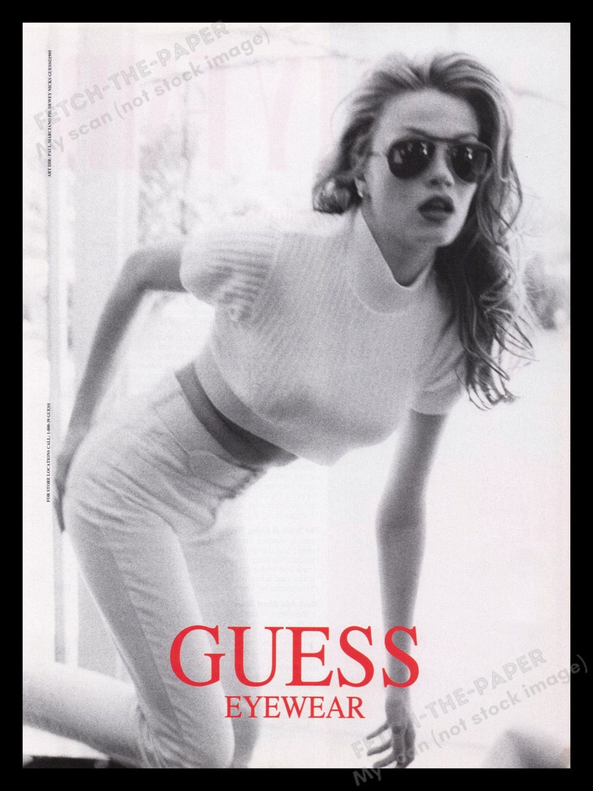 Guess Eyewear 2000s Print Advertisement Ad 2001 Larissa Bonderenko ...