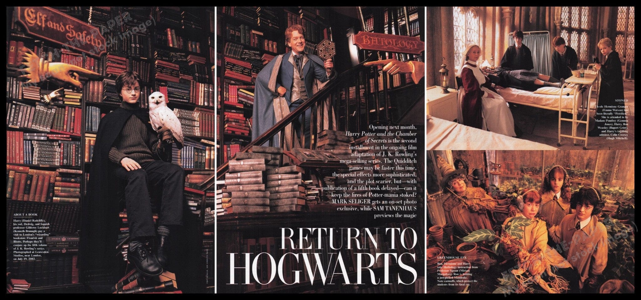 Harry Potter 2002 Magazine Photos - Chamber of Secrets Scenes — Fetch ...