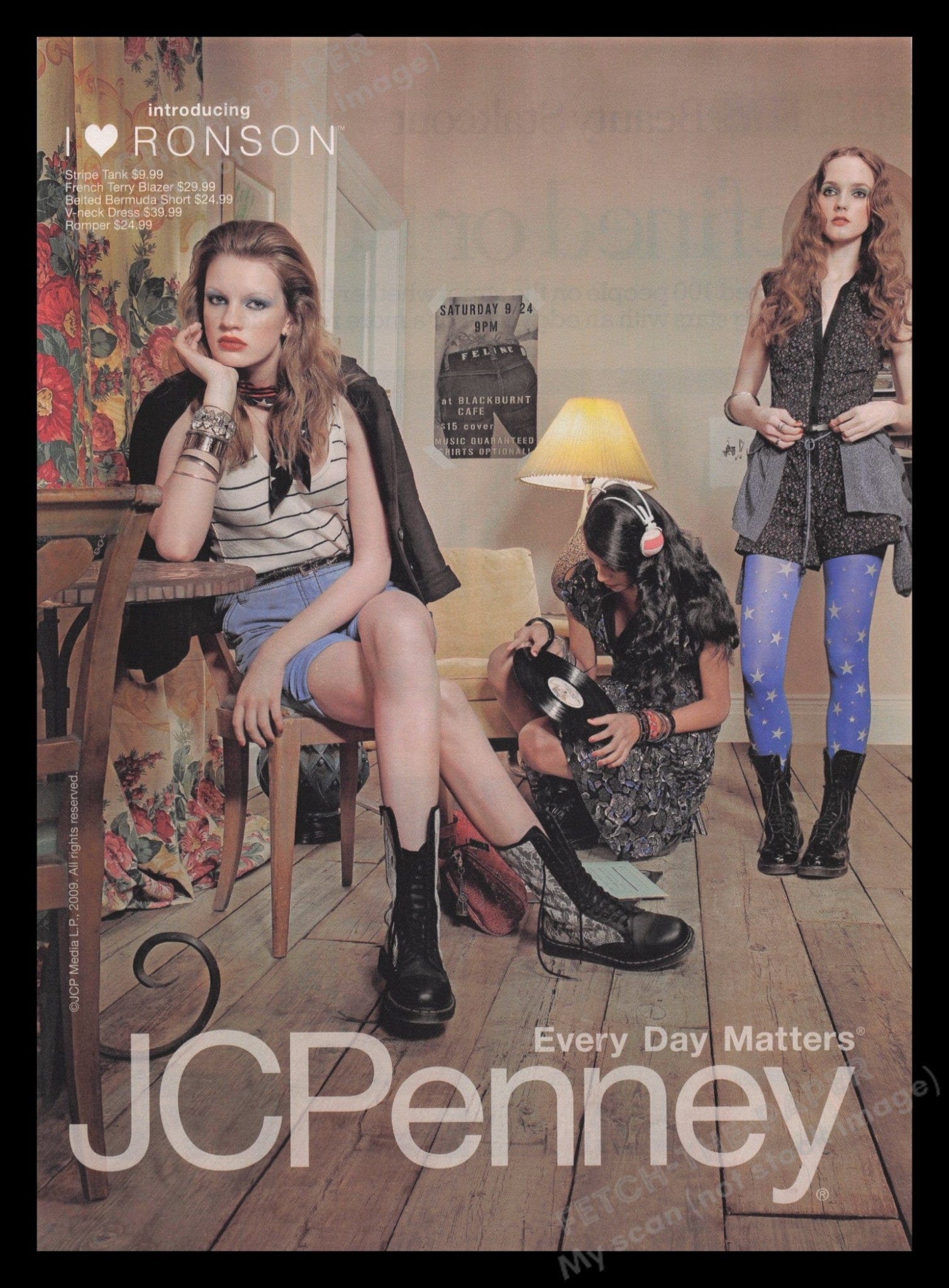 I Love Ronson 2000s Print Advertisement Ad 2009 JCPenney Teen Clothing ...