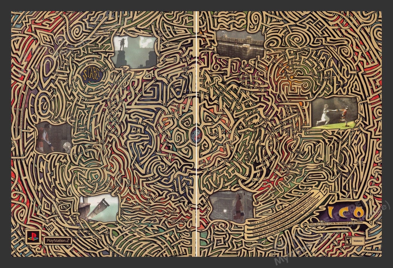 ICO Puzzle Maze 2000s Video Game Print Advertisement (2 Pages) 2001 ...