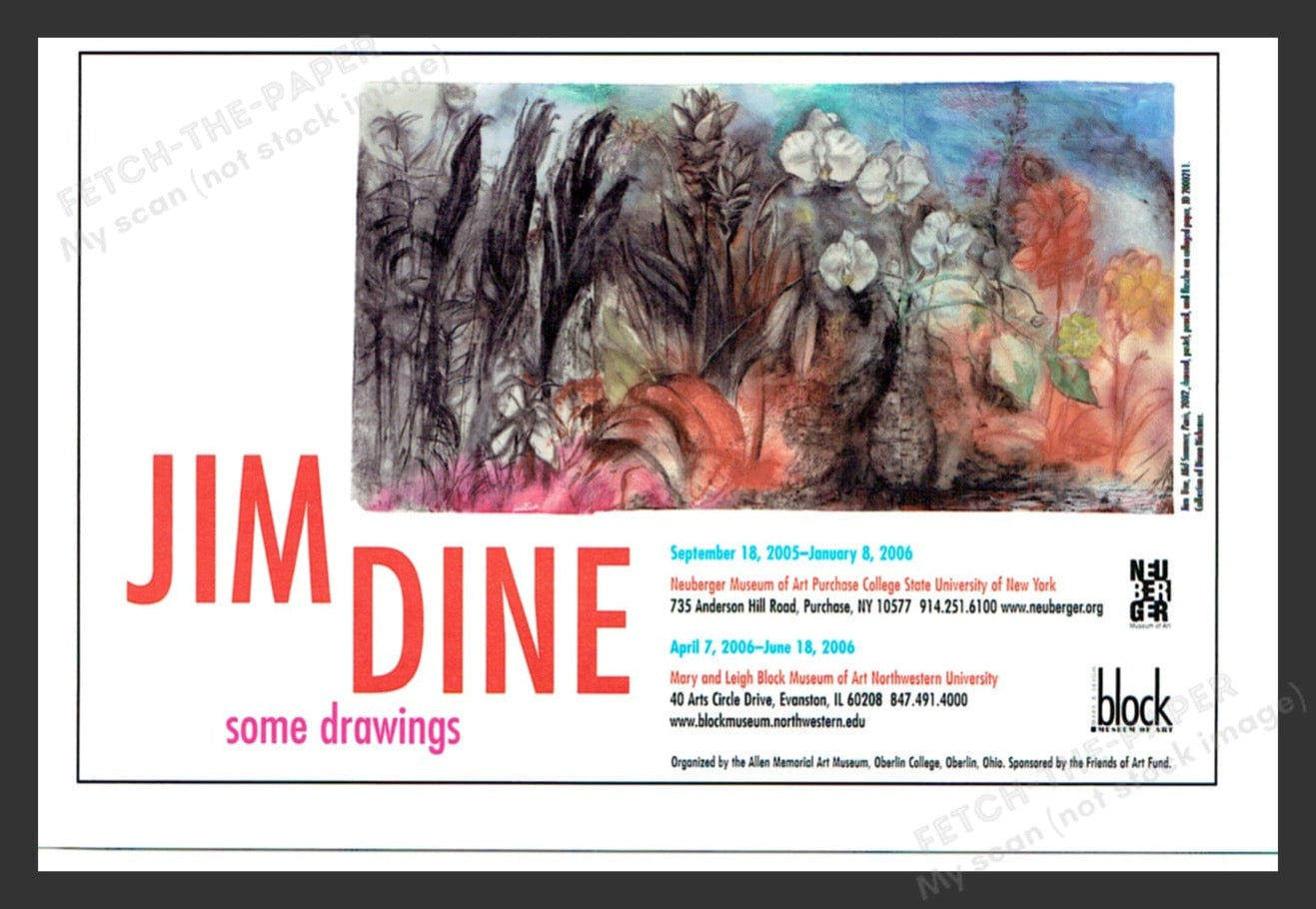 Jim Dine NY Art Gallery Show Print Ad 2005 - Vintage Art Ad — Fetch-the ...
