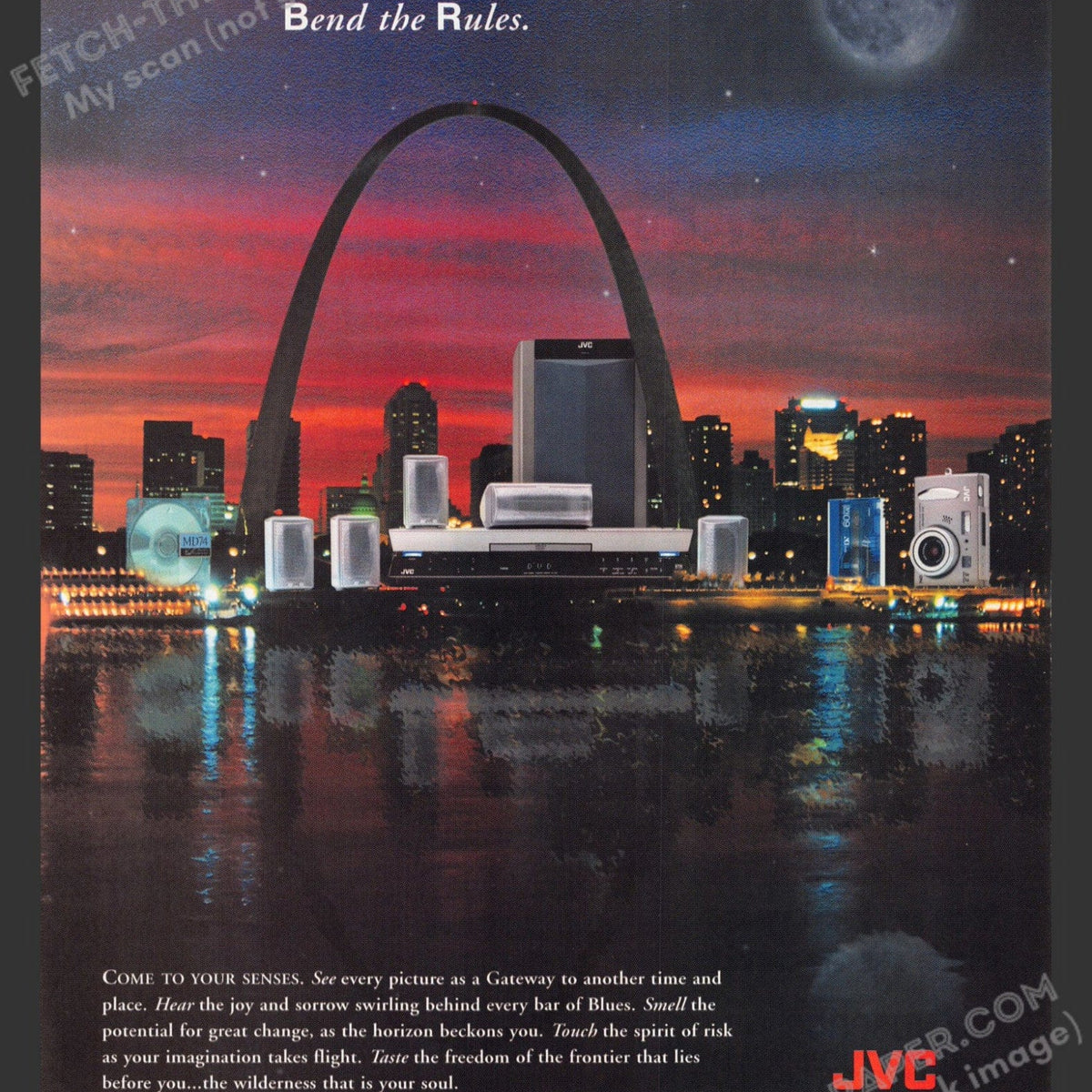 JVC Electronics Gateway Arch St. Louis Ad 2001 - Bend the Rules — Fetch ...