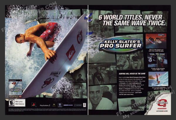 Kelly Slater's Pro Surfer 2000s Print Ad - Authentic Original — Fetch ...