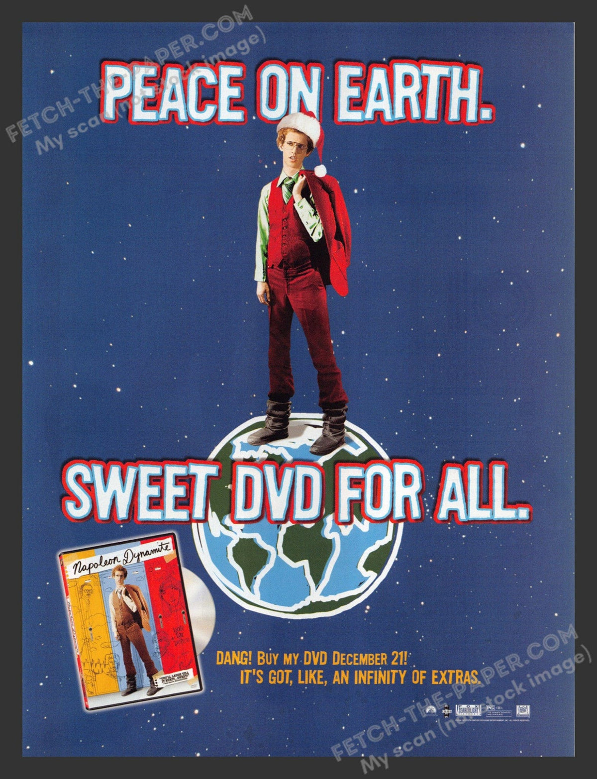 Napoleon Dynamite DVD 2007 Holiday Print Ad - 2000s Nostalgia — Fetch ...