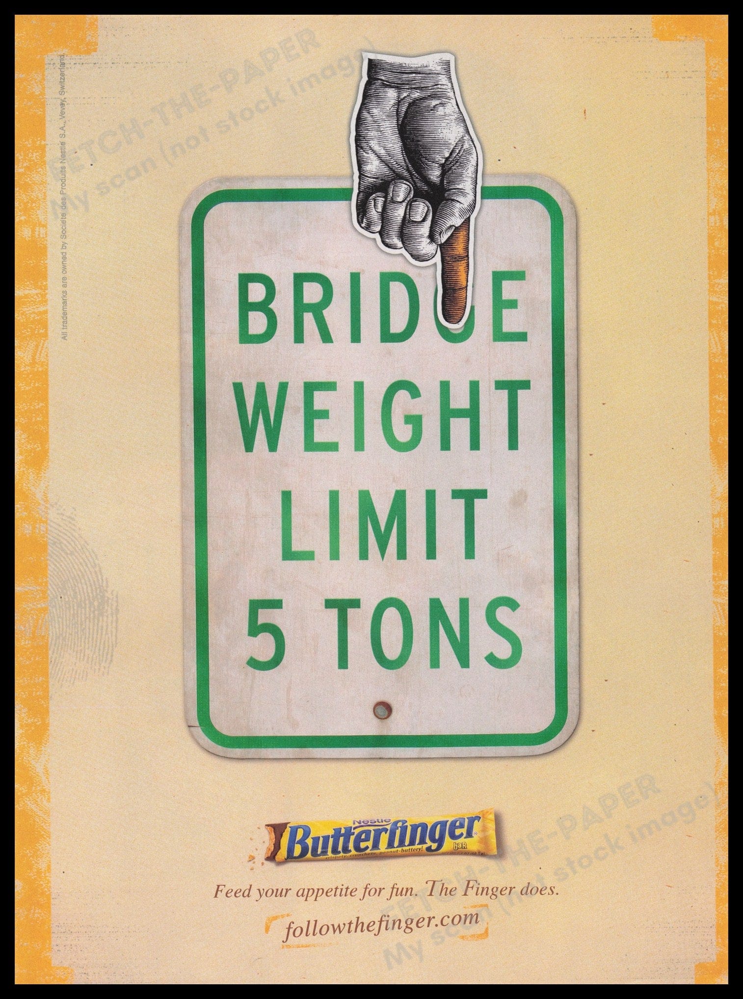 Nestle Butterfinger 2000s Print Advertisement Ad 2006 Bride Weight Lim ...