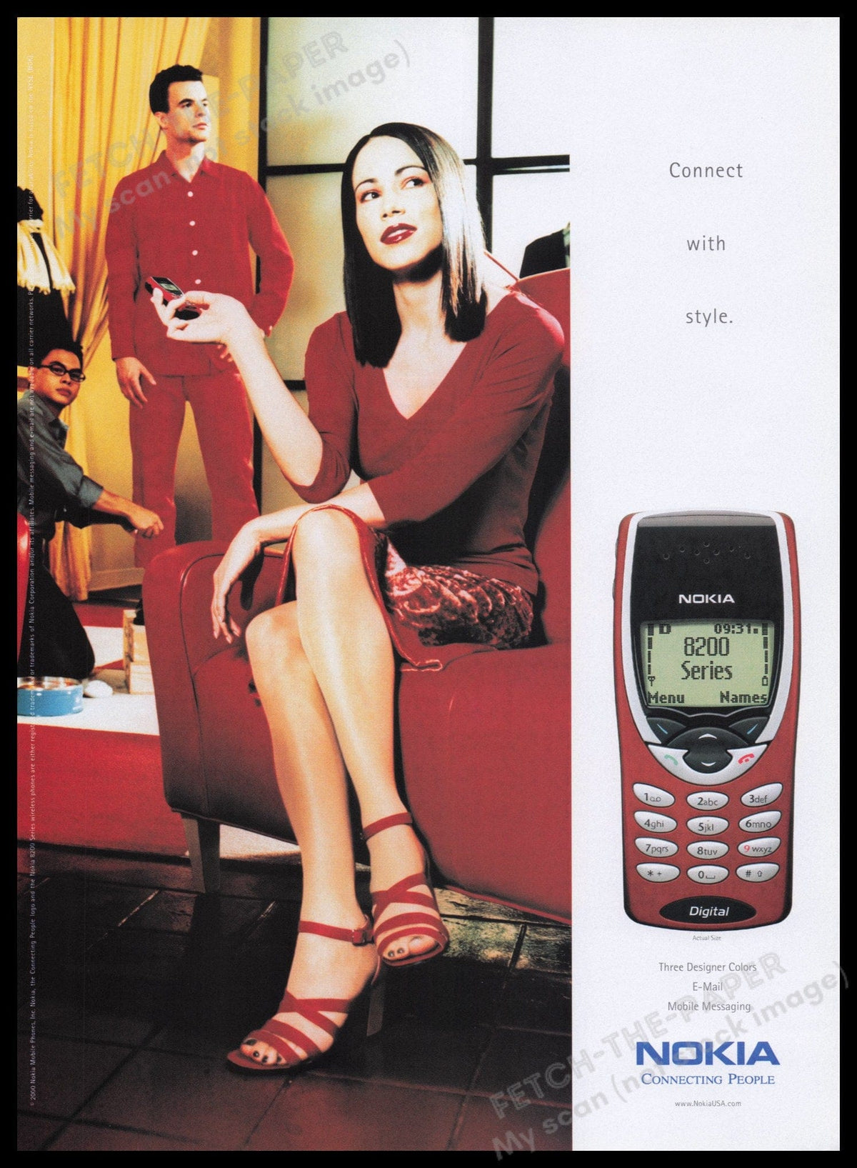 Original Nokia 8200 Series 2000 Print Ad - Vintage Tech Style — Fetch ...