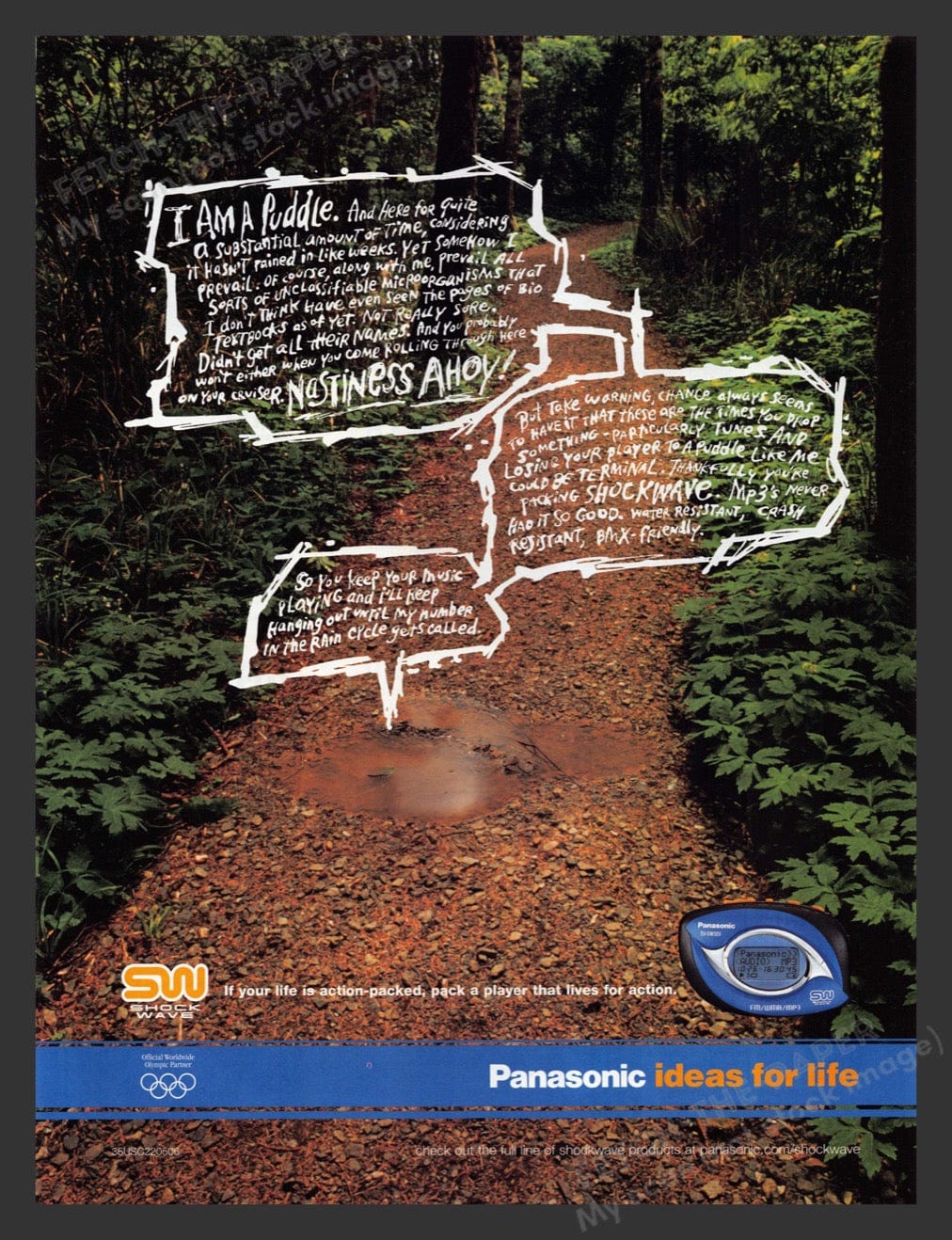Panasonic Shock Wave Music Player 2000s Print Advertisement Ad 2004 ...