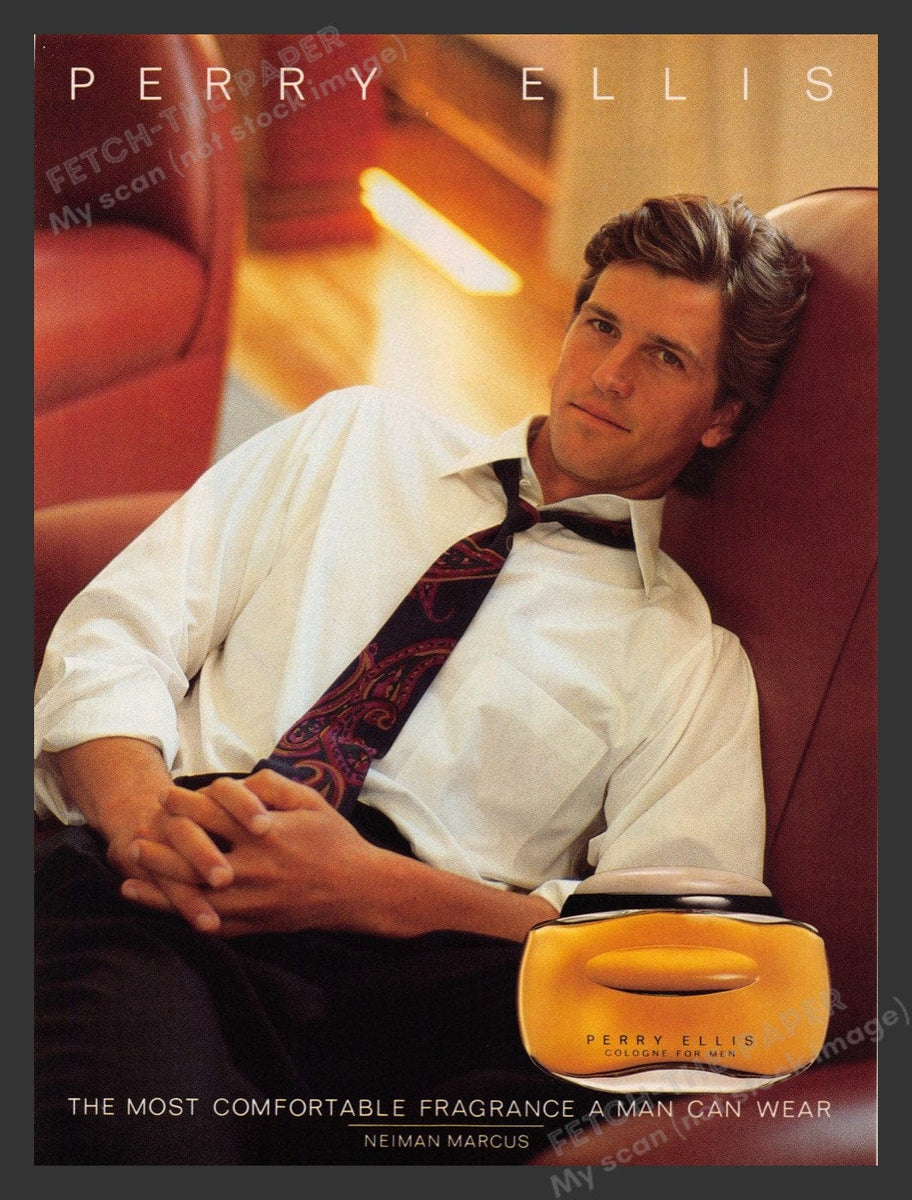 Perry Ellis Cologne for Men Sexy Man 1980s Print Advertisement Ad 1987 ...