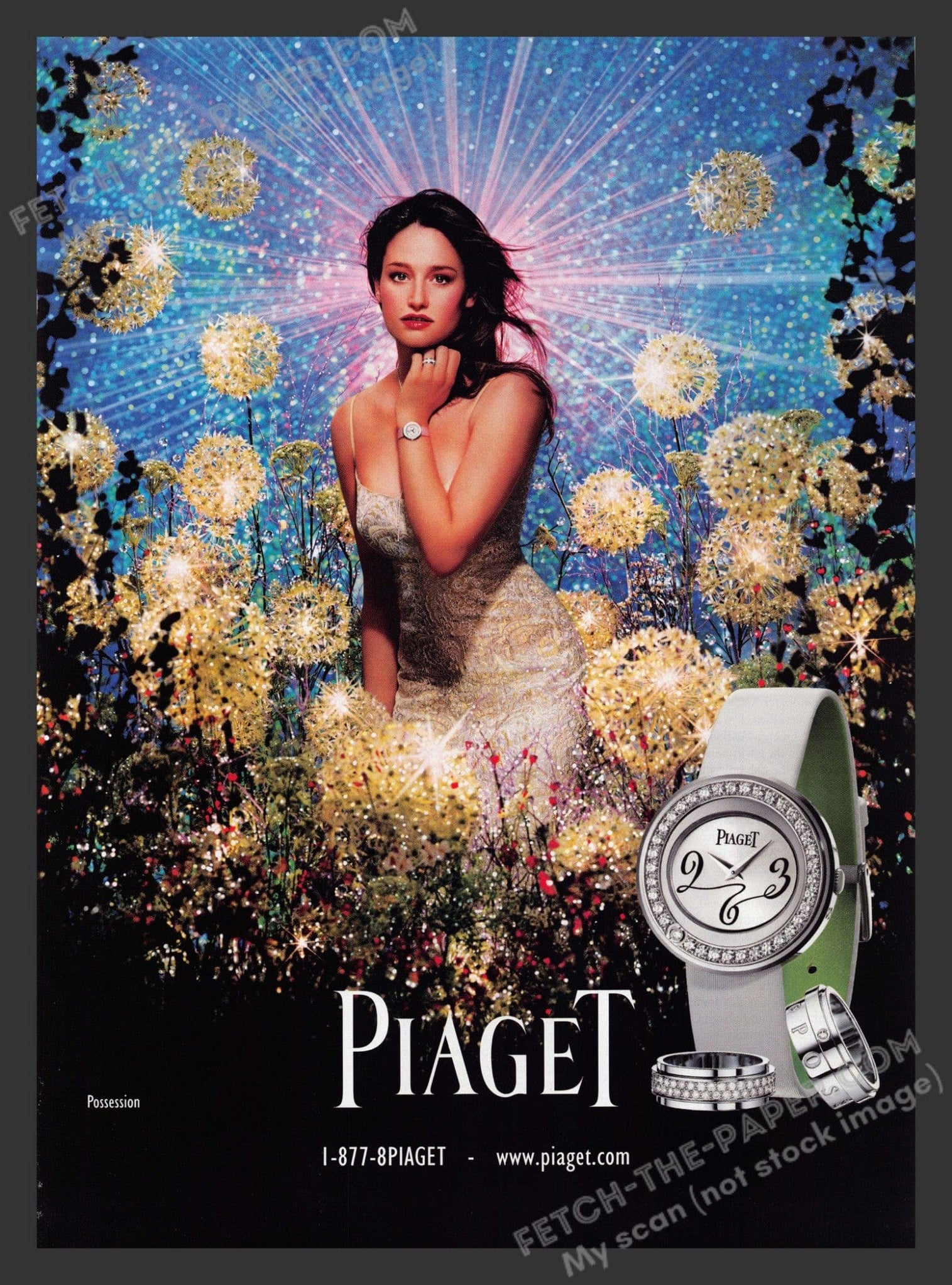 Original 2007 Piaget Watch "Possession" Print Ad - 8"x11" — Fetch-the-Paper