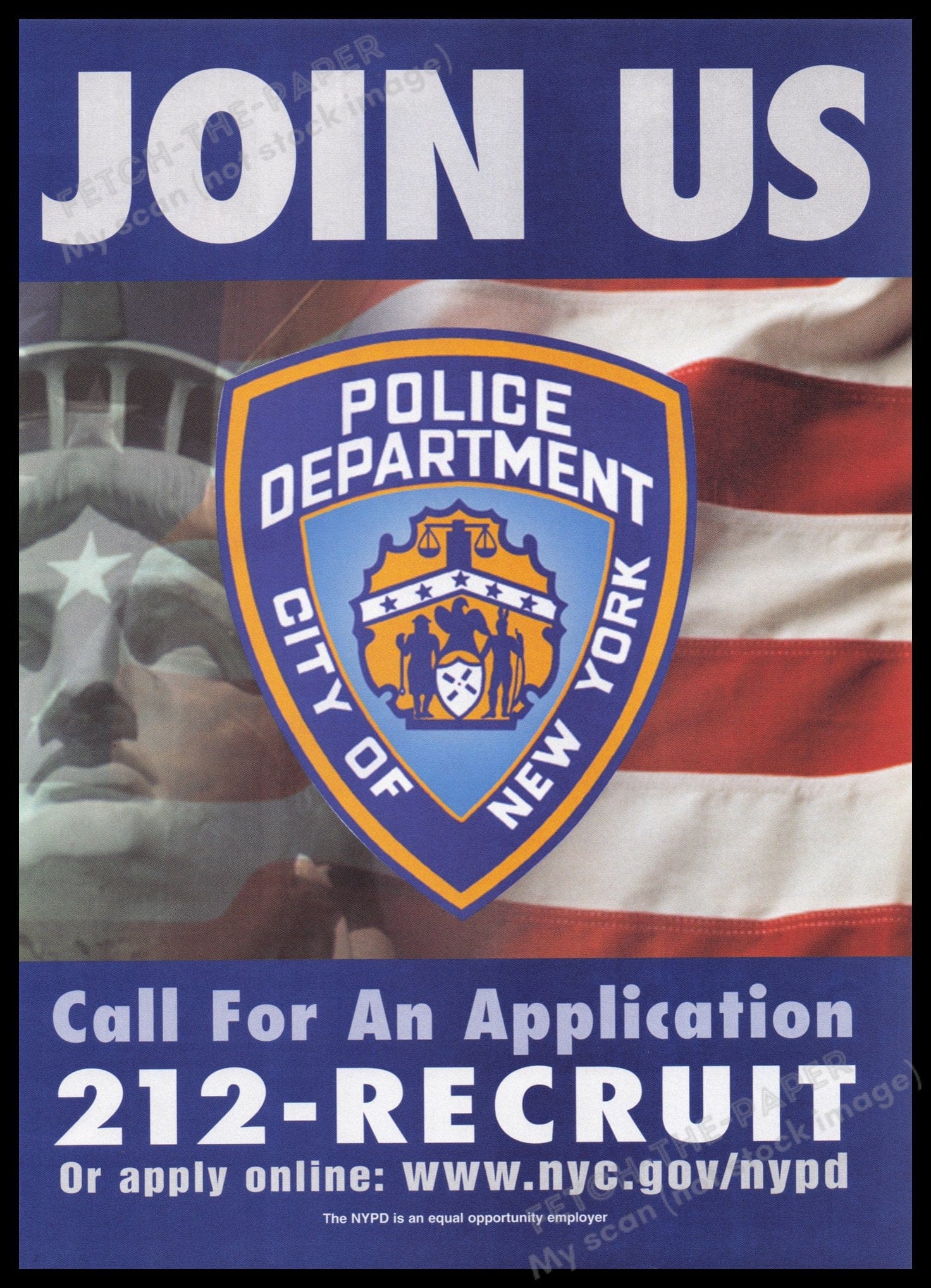 Police Department City of New York 2000s Print Advertisement Ad 2002 R ...