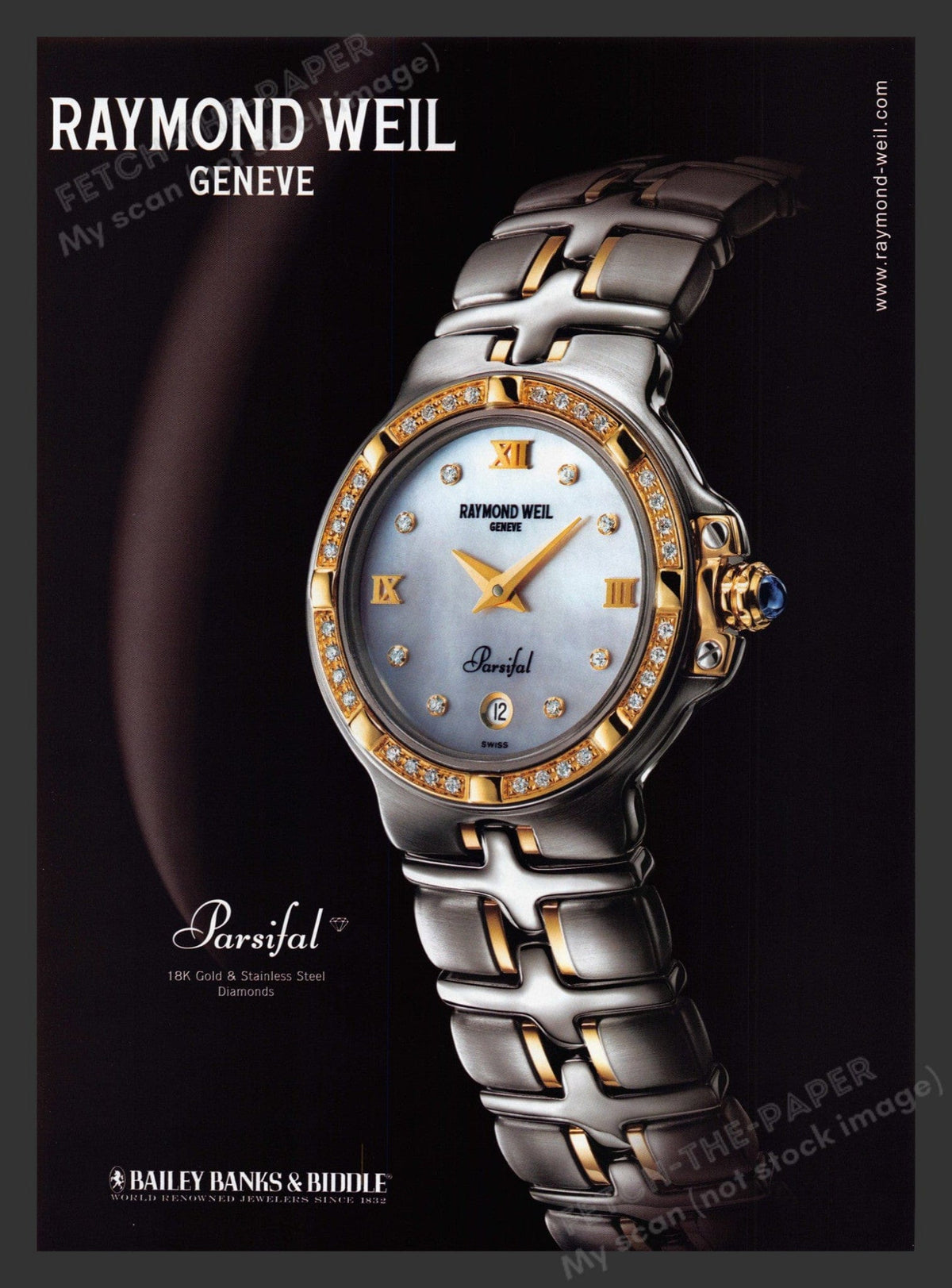 Raymond Weil Parsifal Watch 2000s Print Advertisement Ad 2003 — Fetch ...