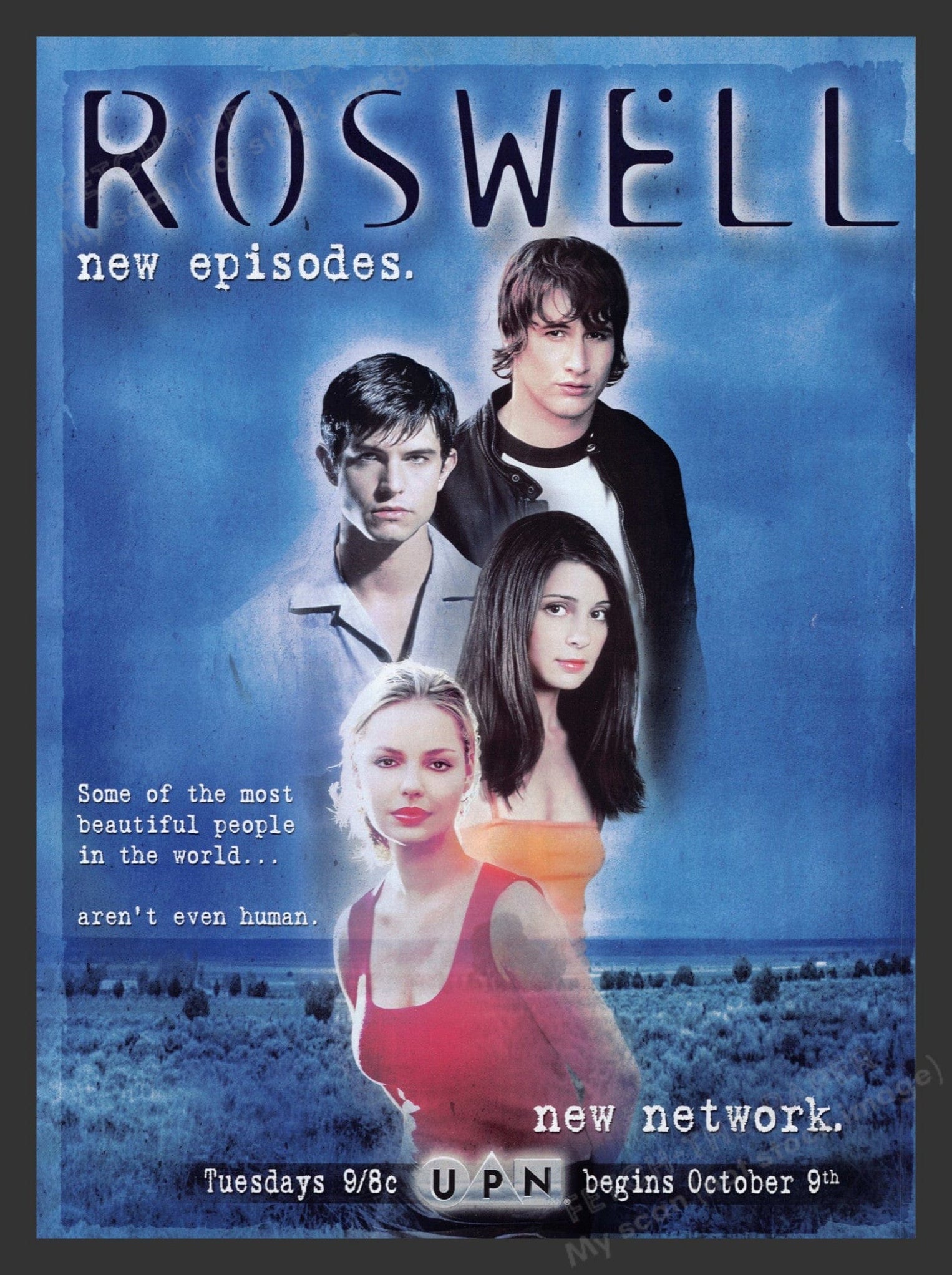 Roswell TV Show 2001 Print Ad - Heigl Actor & Actress — Fetch-the-Paper