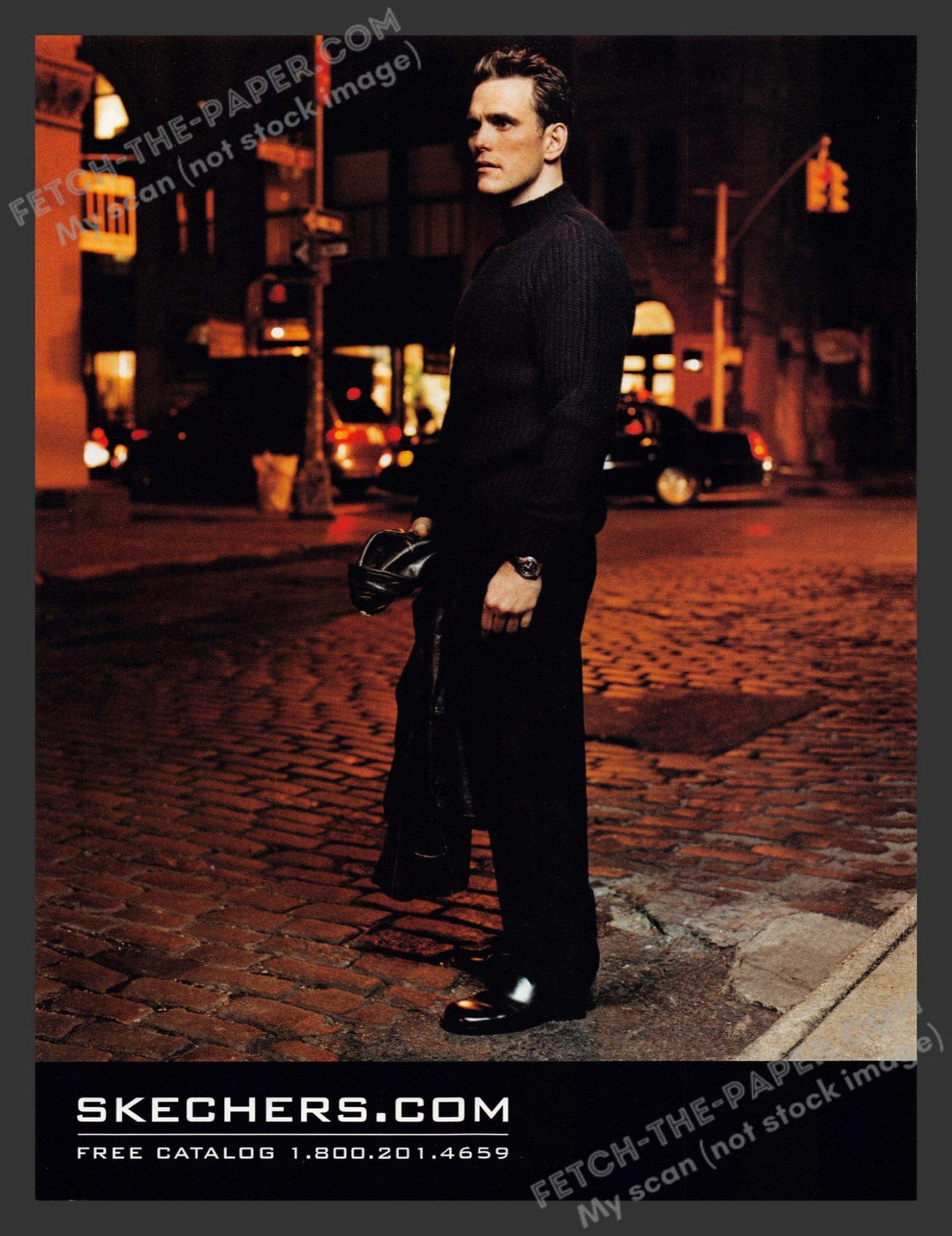 Skechers Footwear Matt Dillon City Street 2000s Print Ad — Fetch-the-Paper