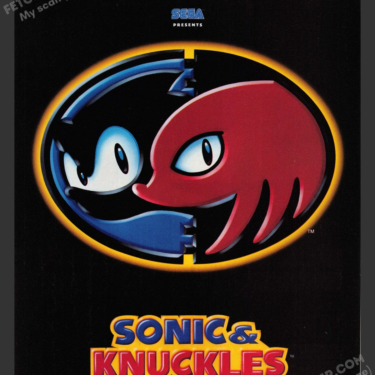 Sonic & Knuckles Video Game 1990s Print Advertisement 1994 — Fetch-the ...