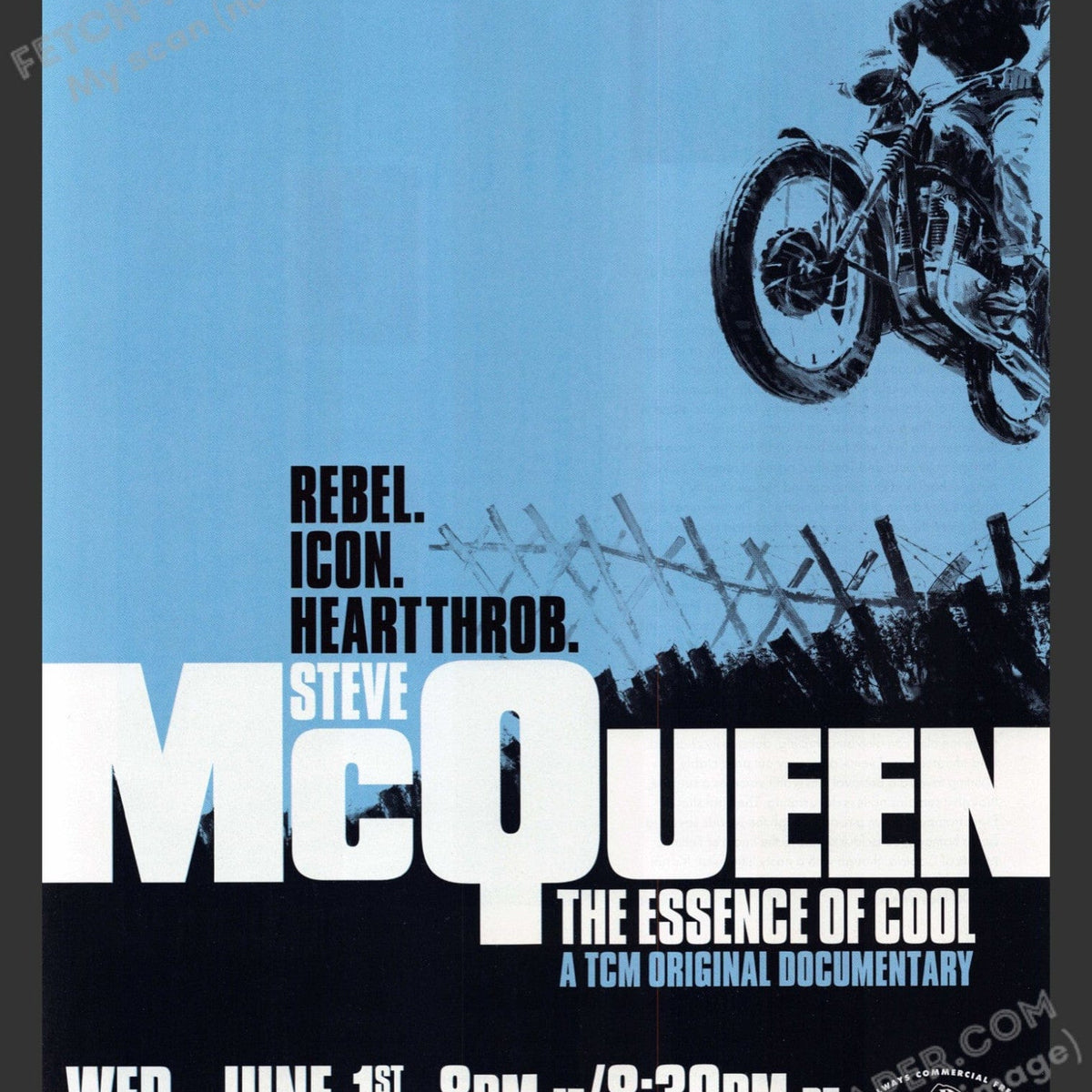 Steve McQueen 2005 TCM Documentary Print Ad - The Essence of Cool ...