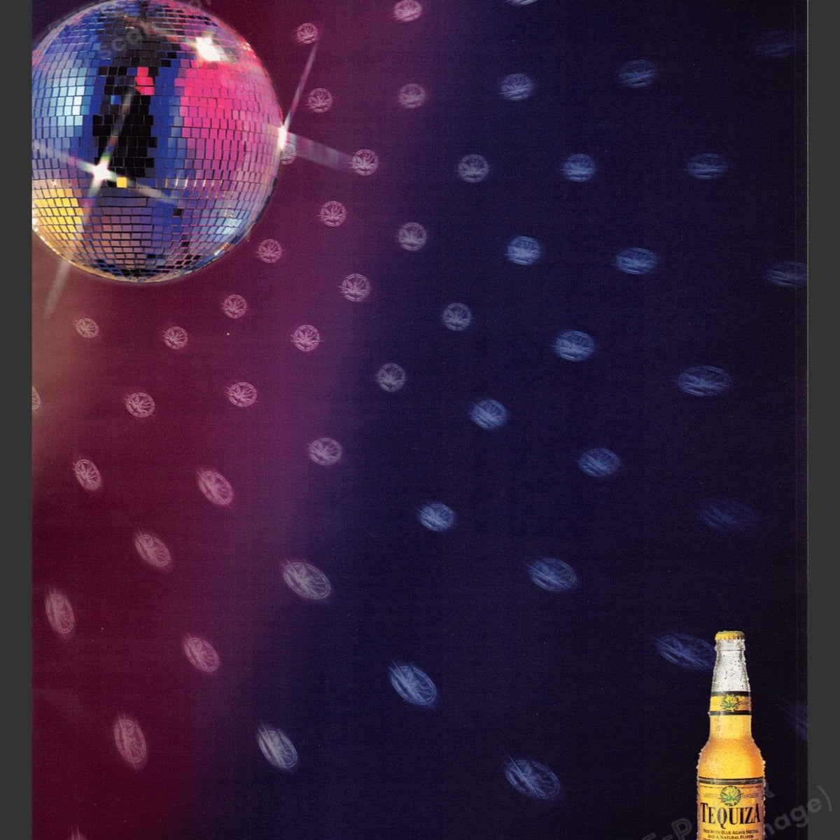 Tequiza Beer Remixed 2000 Print Advertisement Ad — Fetch-the-Paper