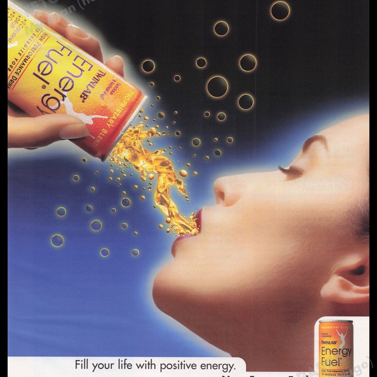 Twin Lab Energy Fuel Drink 2002 Vintage Print Ad - No Calories — Fetch ...