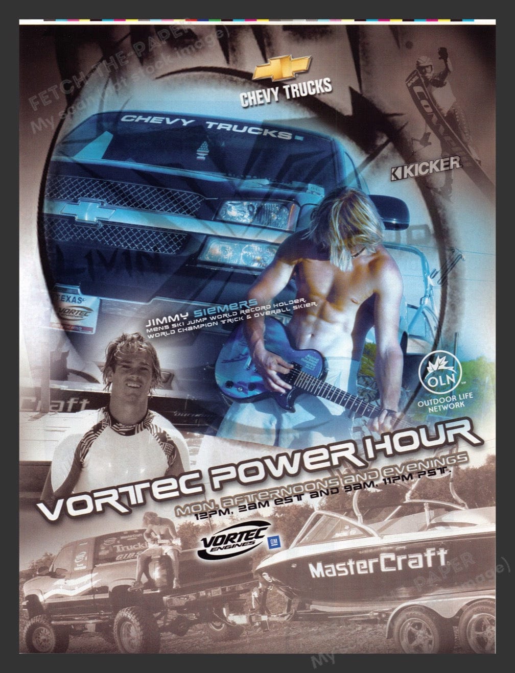 Vortec Engines Power Hour T.V. Show Jimmy Siemers 2000s Print Ad 2004 ...
