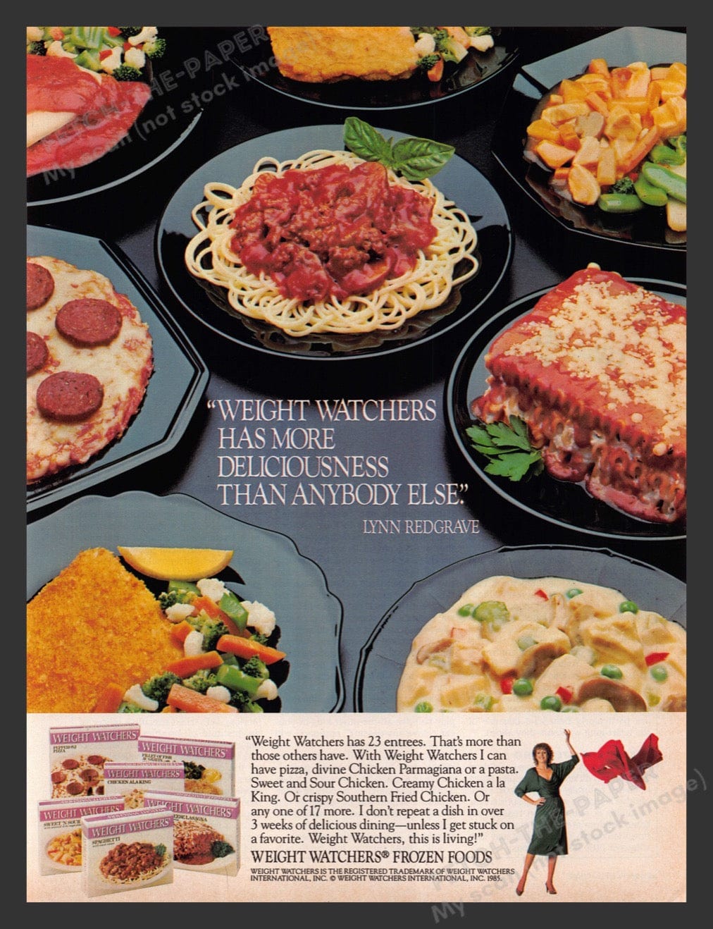 Weight Watchers Frozen Meals Entrees 1980s Print Advertisement Ad 1985 ...